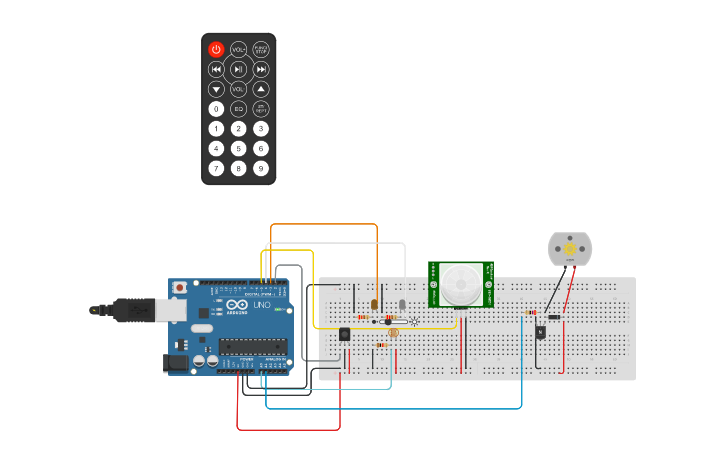Circuit Design Vlastny Projekt Tinkercad