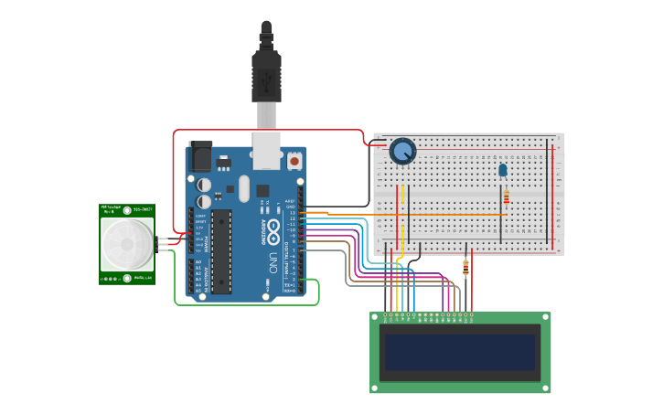 Circuit design Copy of ADvance Completa 2 - Tinkercad