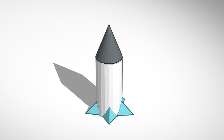 3D design Rocket - Tinkercad