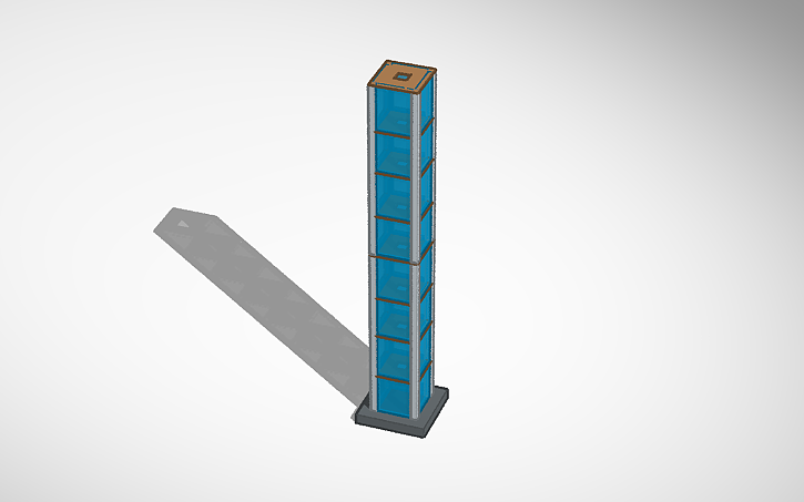 3D design destructable building - Tinkercad