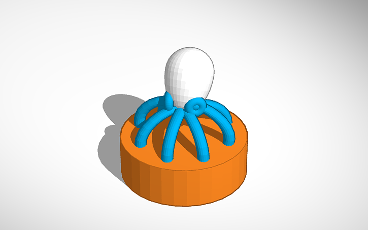 3D design Lesson: Kraken result - Tinkercad