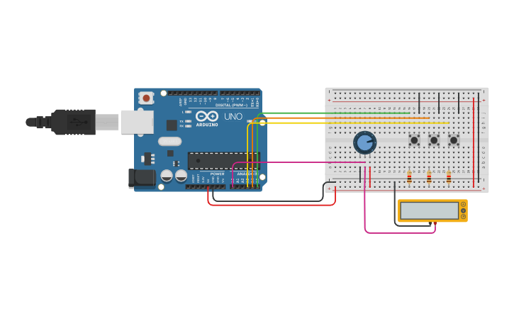 Circuit design ENGG 122: Analog Read + EEPROM | Tinkercad