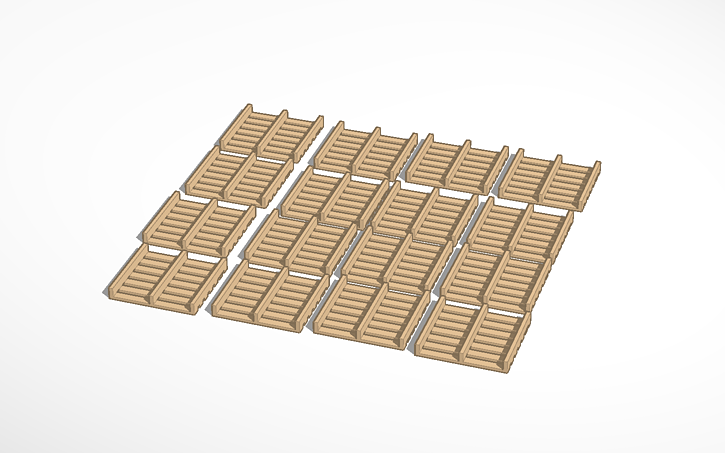 3D design Pallets - Tinkercad