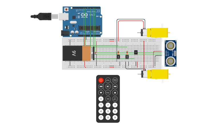 Circuit design Robot_sumo - Tinkercad