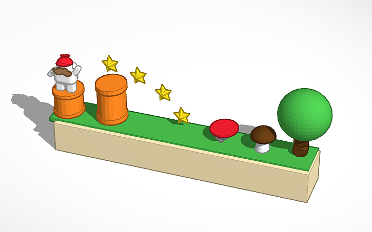 3D design Mario - Tinkercad