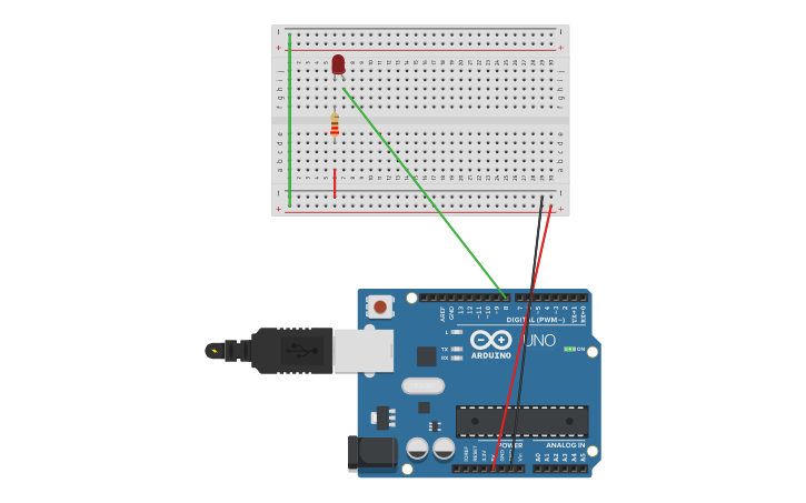 Circuit design Comunicacion Serial | Tinkercad