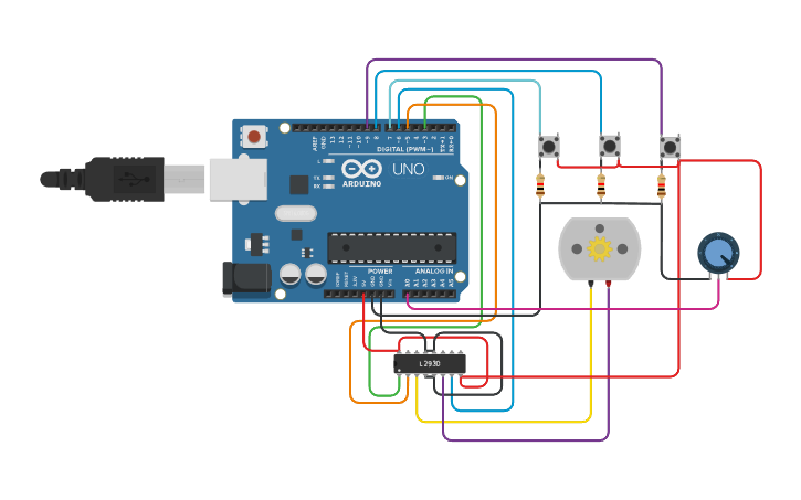 Circuit design Workshop motor DC 9/4/23 - Tinkercad
