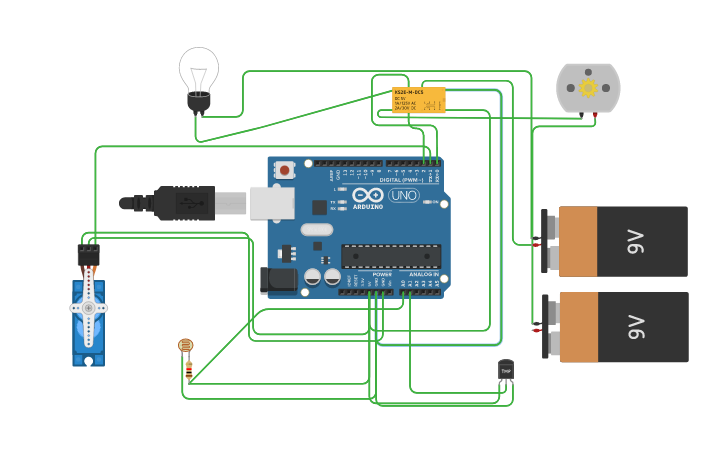 Circuit design Circuit diagram - Tinkercad