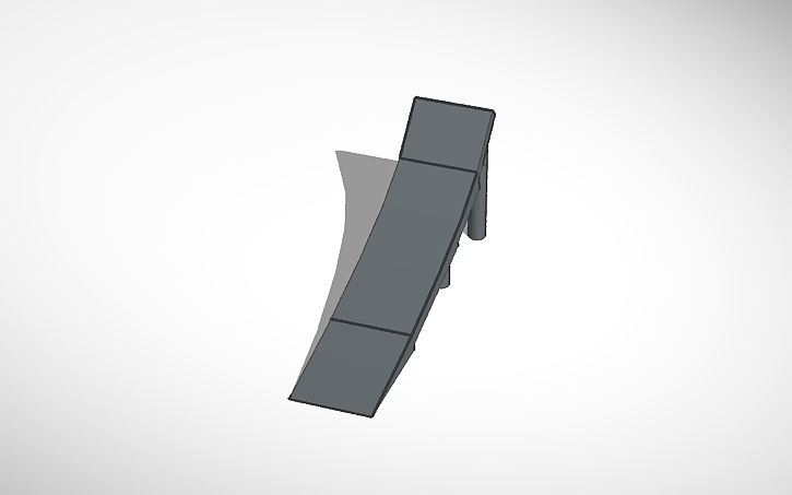 3D design ramp - Tinkercad