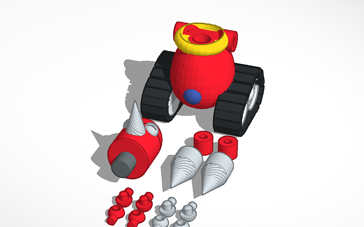 3D design Grounder (Sonic the hedgehog 2) - Tinkercad
