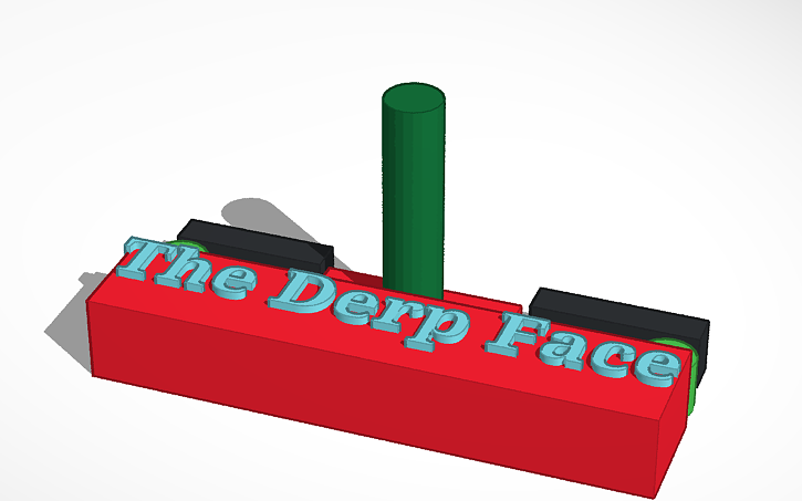 3D design The Derp Face RTP - Tinkercad