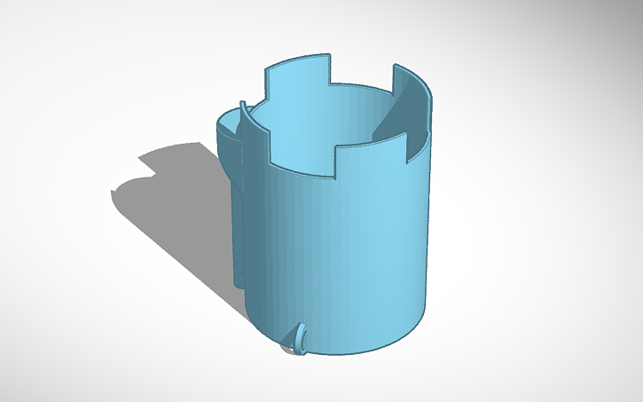 3D design Bell siphon - Tinkercad