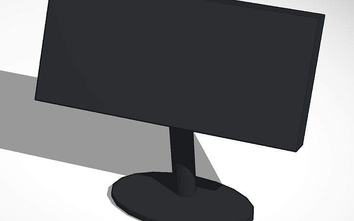 3D design monitor - Tinkercad
