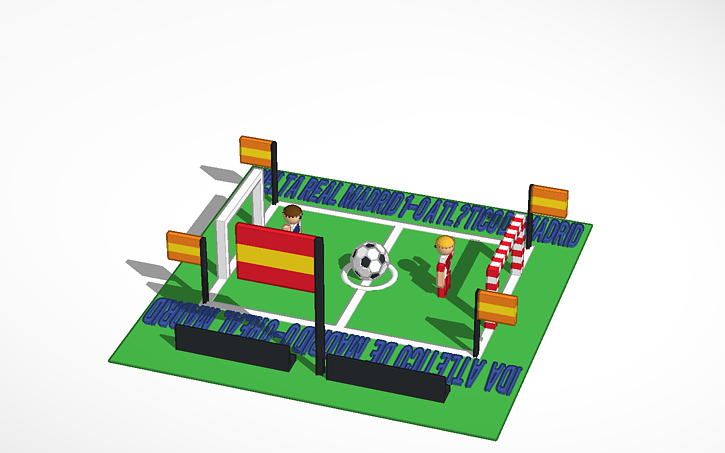 3D design Champion: Atlético de Madrid-Real Madrid | Tinkercad
