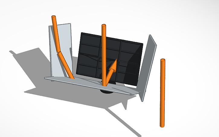 3D design mirror solarcell 1 | Tinkercad