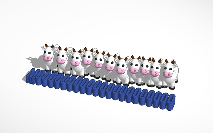 3D design cow | Tinkercad