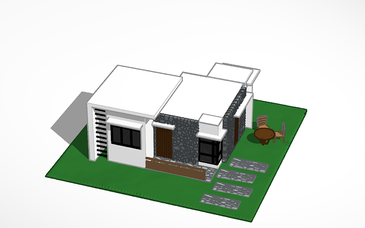 3D design Simple Modern House - Tinkercad