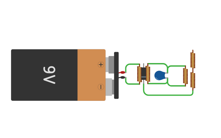 Circuit design Tesla Coil - Tinkercad