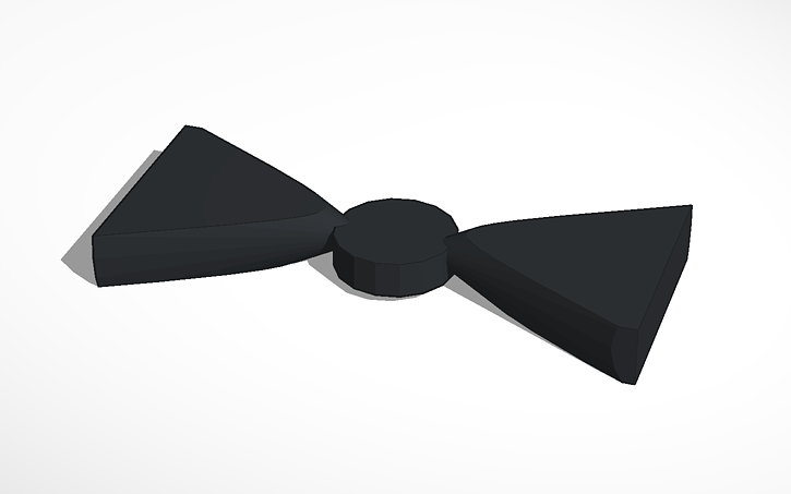 3D design Bow Tie - Tinkercad