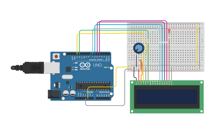Circuit Design Command Liquid Crystal Tinkercad