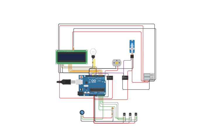 Circuit design สมรรถนะงานที่ 2 Smart Farm - 22 - Nitipat - PWS2/6 - Tinkercad