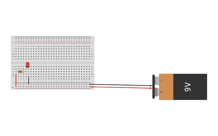 Circuit design circuito-led-simples - Tinkercad
