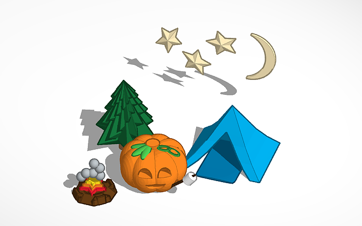 3D design Fall Pumpkin | Tinkercad