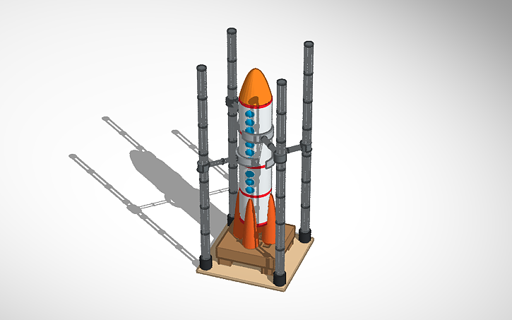 3D design spaceship_2 | Tinkercad