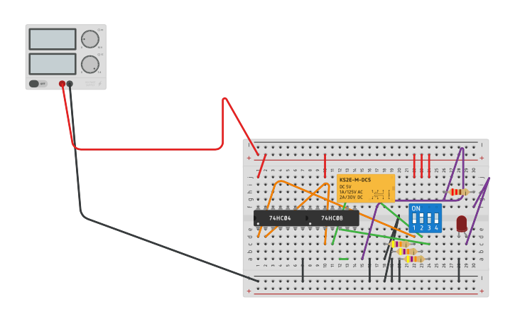 Circuit design AVVIAMENTO AUTOMOBILE | Tinkercad