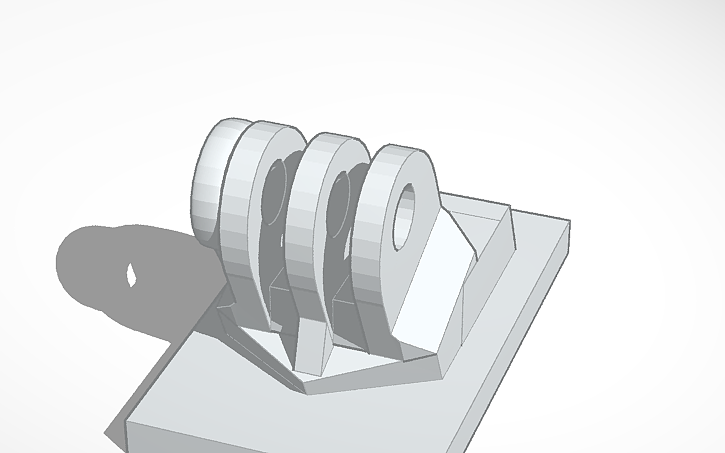 3D design GoPro Flexi Mount | Tinkercad