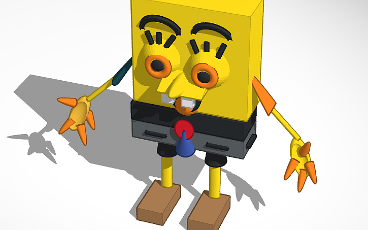 3d Design Spongebob Tinkercad