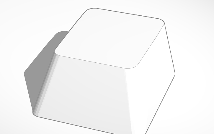 3D design Key cap template - Tinkercad