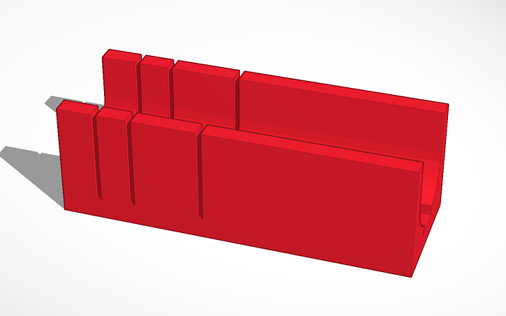 3D design PVC pipe cutting rack #3/4 | Tinkercad