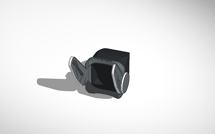 3D design Protogen visor V2 (Full unspliced) - Tinkercad