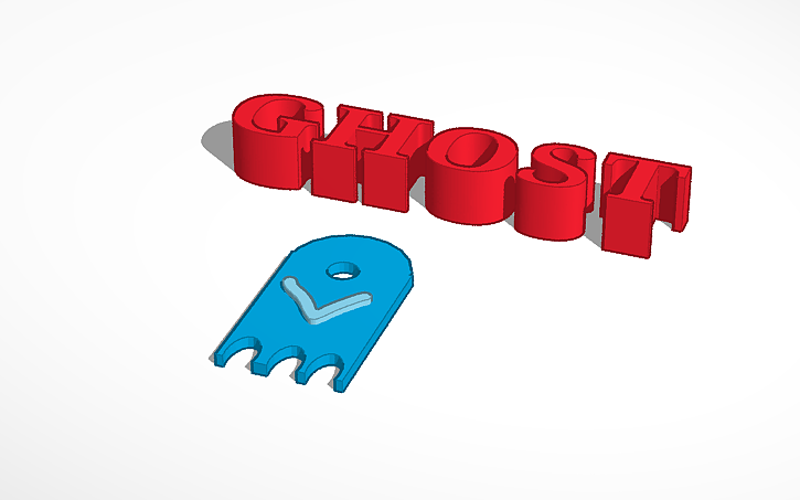 3D design Ghost - Tinkercad