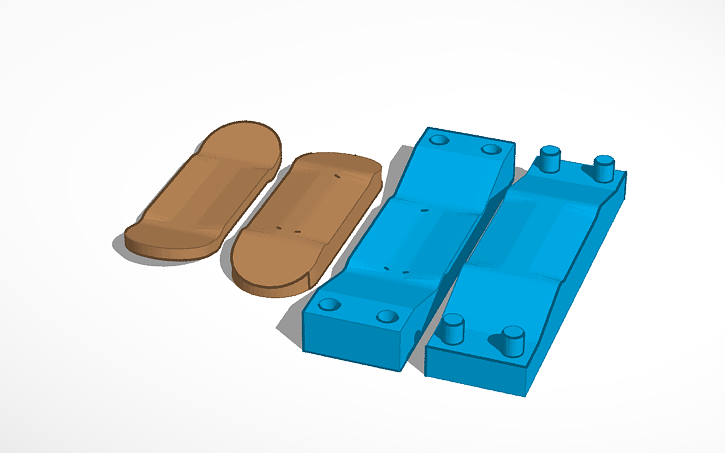 3D design Fingerboard - Tinkercad