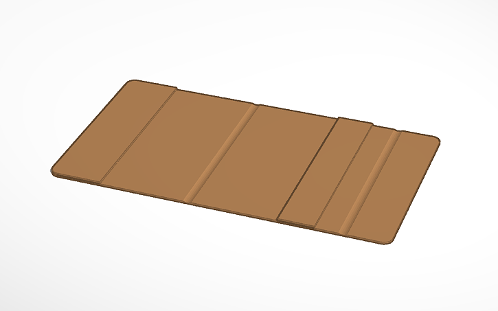 3D design Leather Comp Book Cover - Tinkercad