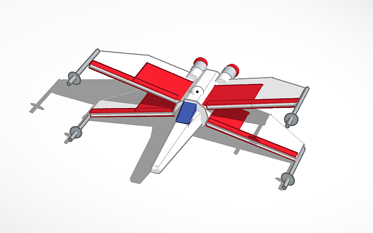 3D design x-wing | Tinkercad