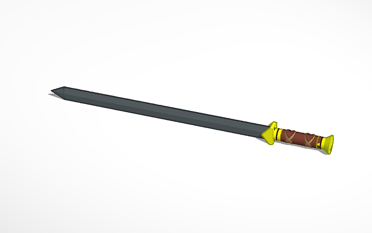 3D design Sokka' s meteor sword | Tinkercad
