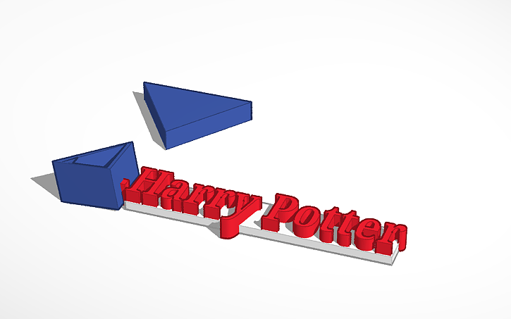 3D design Harry Potter | Tinkercad