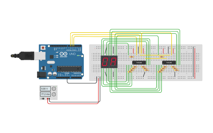 Circuit design 1 - Tinkercad