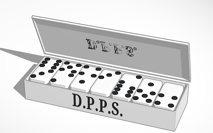 3d Design Domino Tinkercad