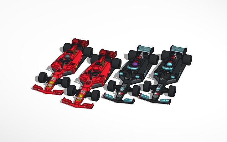 3D design F1 Race - Tinkercad