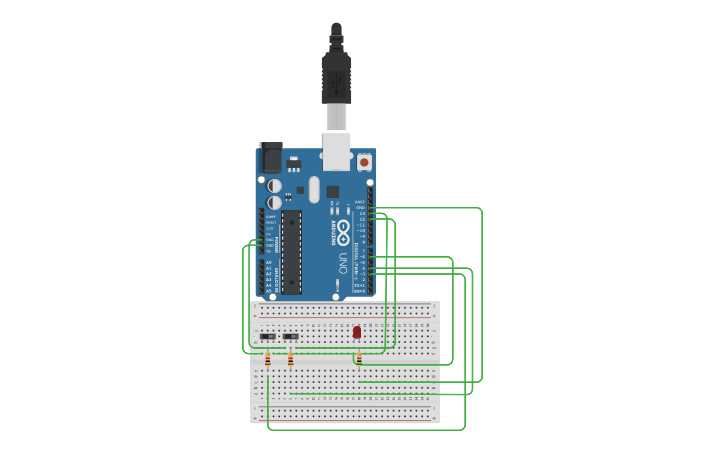 Circuit design All logic gates - Tinkercad