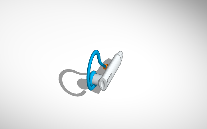 3D design Phone Headset (in progress) - Tinkercad