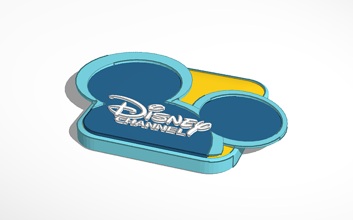 3D design Copy of Disney Channel logo - Tinkercad