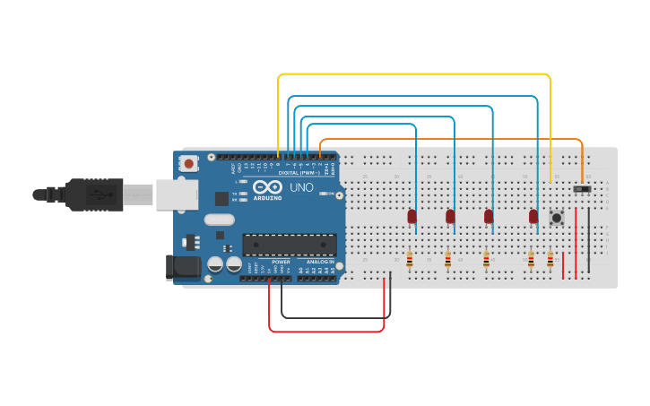 Circuit design LED Challenge: Part I - Tinkercad