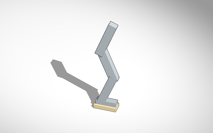 3D design Leg - Tinkercad