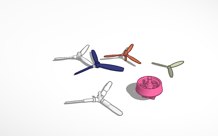 3D design Propellers for models | Tinkercad