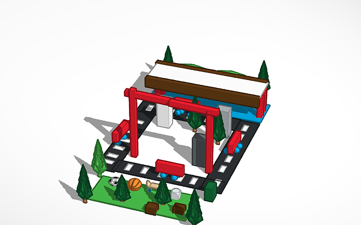 3D design Copy of Create your own city- geography assignment - Tinkercad